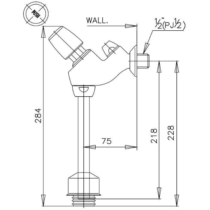 Van tiểu nam COTTO CT474N(P)(HM) - Vật Tư Hoàn Thiện